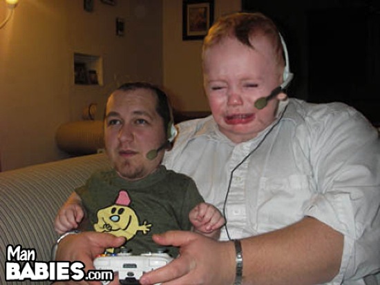 ManBabies – Funny and a little disturbing photos of men and their ...