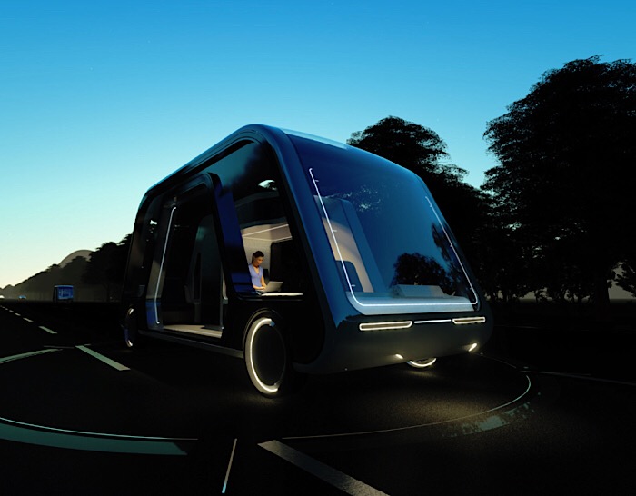 This self-driving ‘hotel on wheels’ will take you to your destination ...