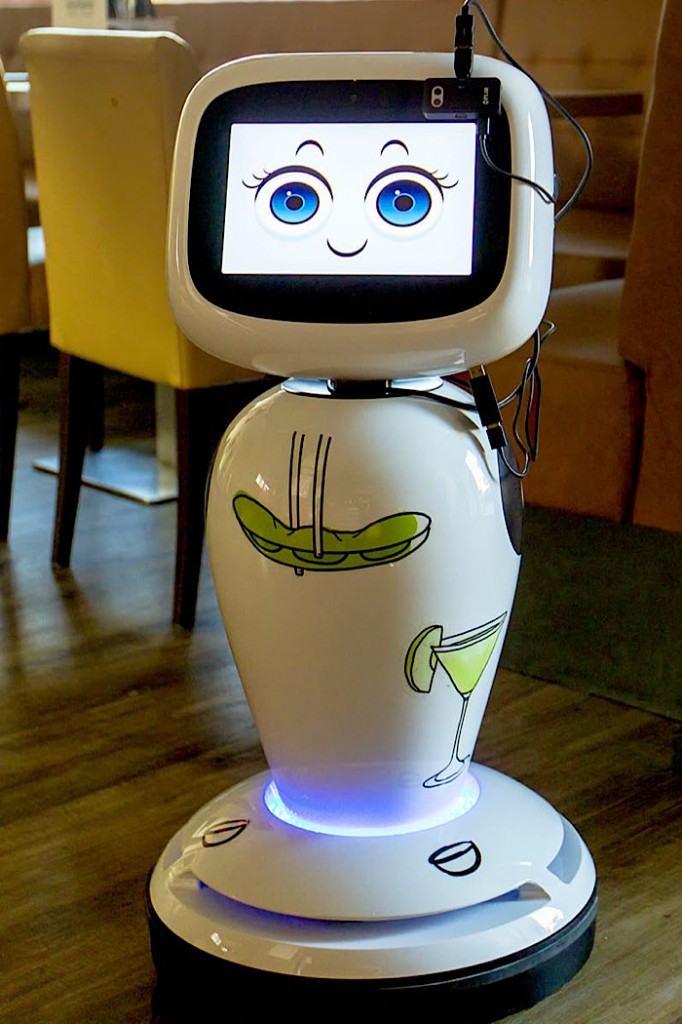 Robot waiters serve drinks and take temperatures at this Dutch ...