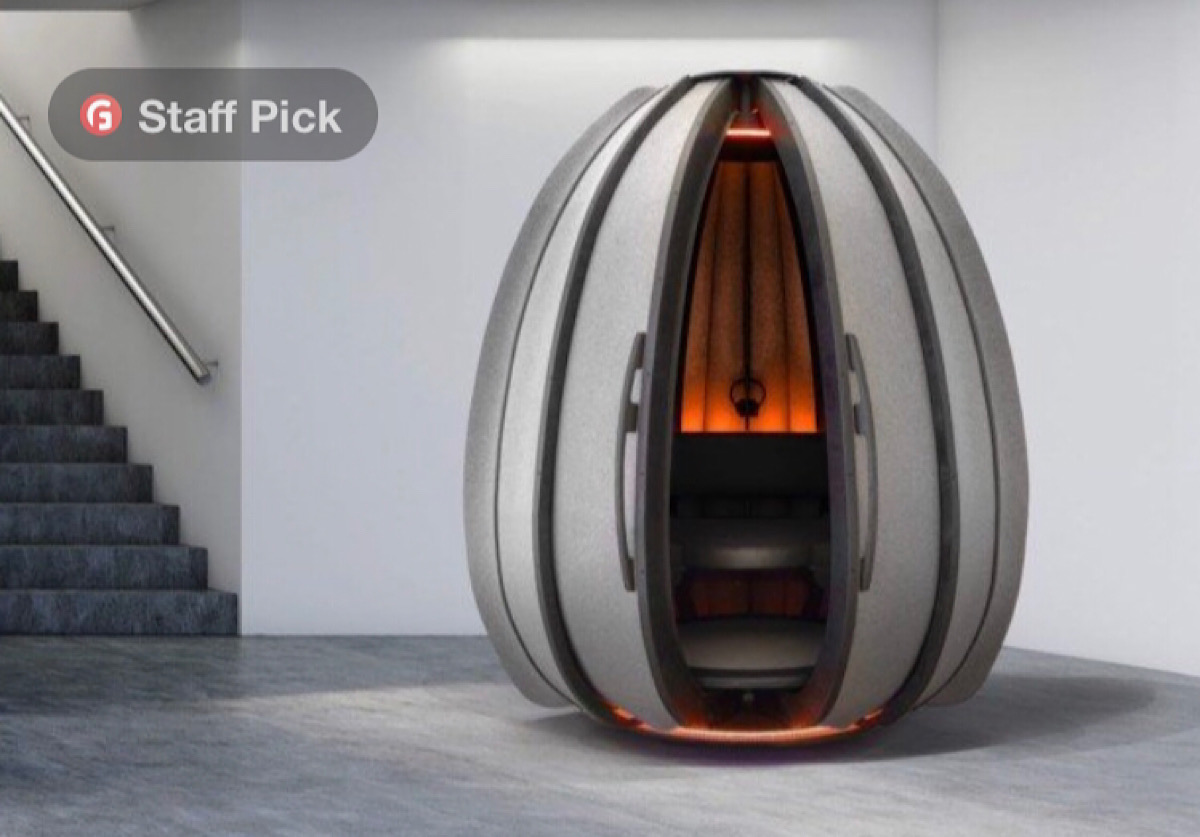 OpenSeed Meditation Pod creative escape gives you a calm space at work ...