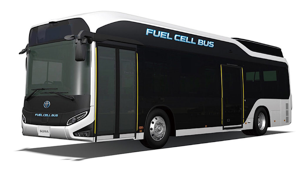 Toyota creates hydrogen fuel-cell module to power buses, trains, ships ...