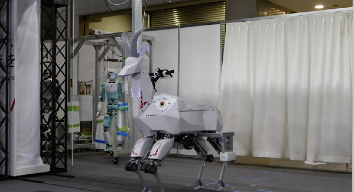 Kawasaki Bex: All-Electric Rideable Goat Robot That Can Carry 220 lbs ...