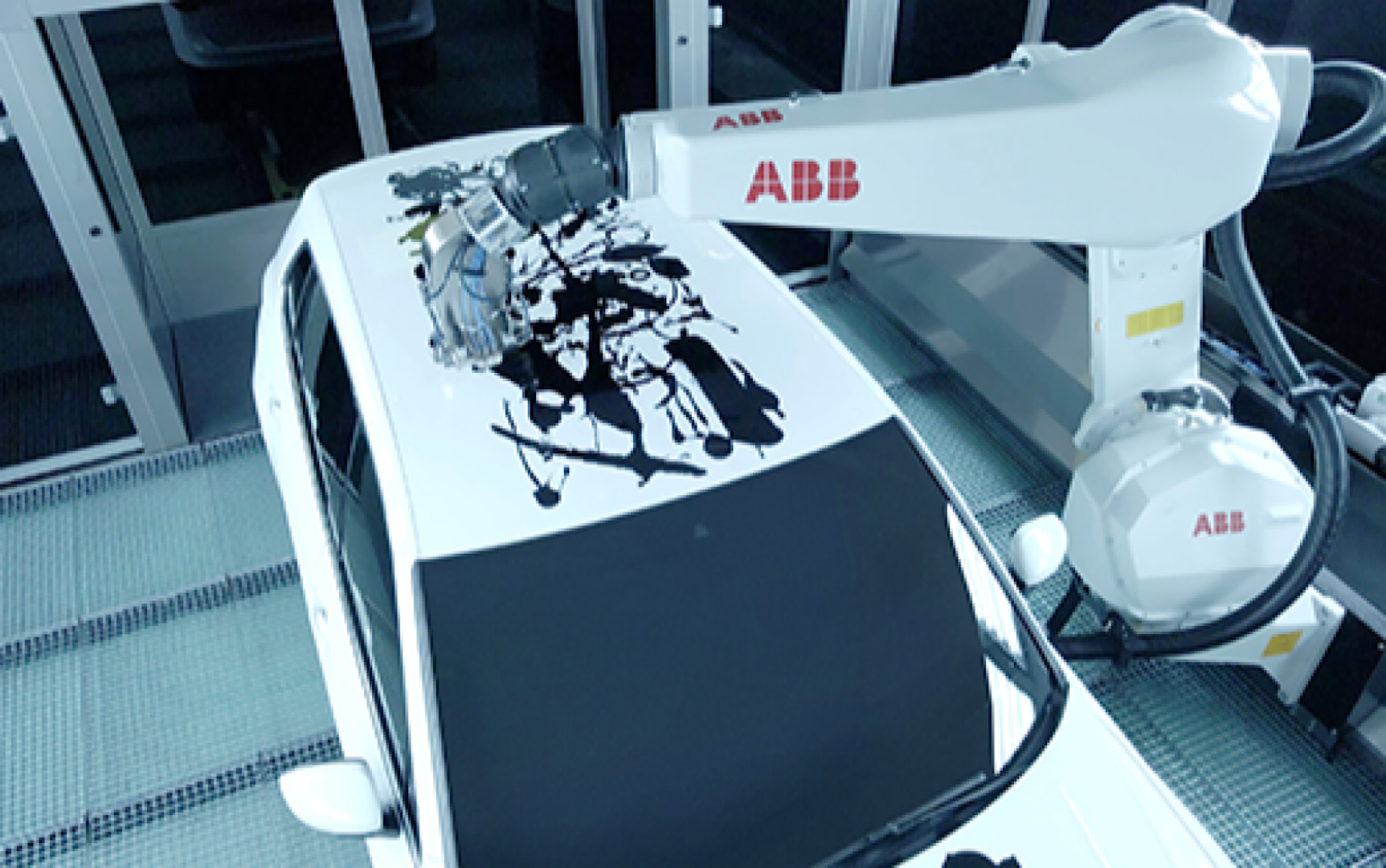 ABB Robotics Unveils World’s First Robot-painted Art Car – Impact Lab
