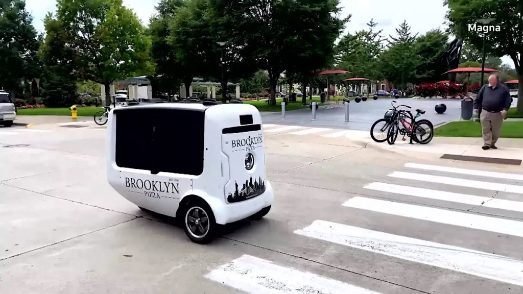 This electric autonomous delivery robot can bring pizza to your door ...