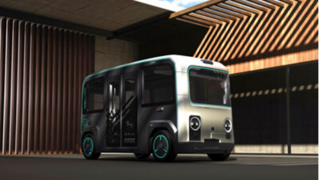 The autonomous mover for everyone: World premiere of HOLON vehicle at ...