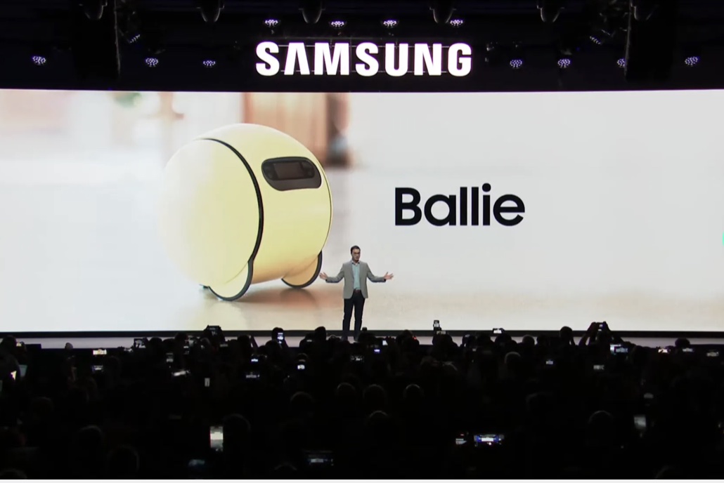 Samsung Unveils Enhanced Ballie Robot with Projection Capabilities at ...