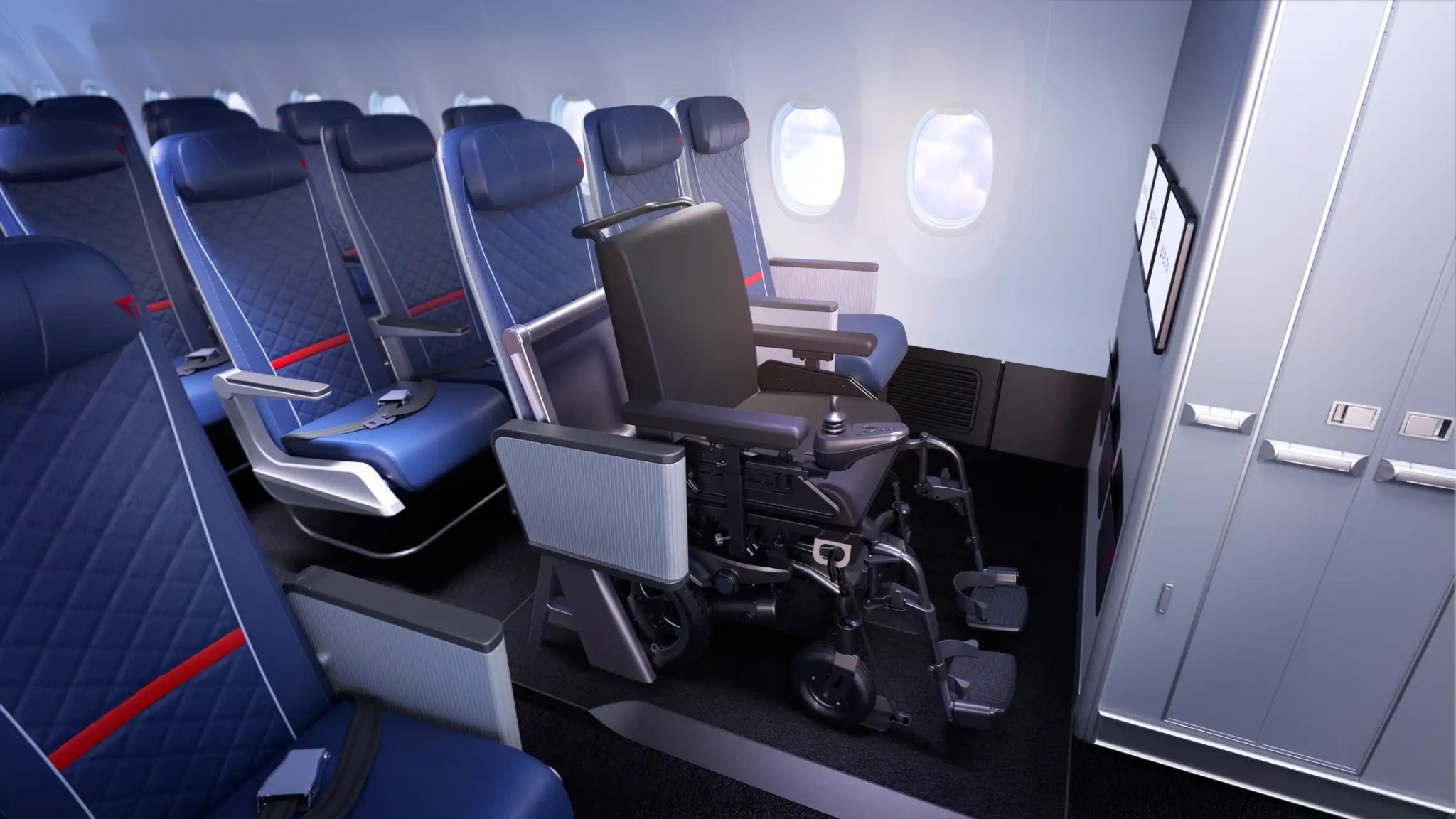 Delta Unveils Economy Wheelchair-Accessible Seats and Lavatories ...