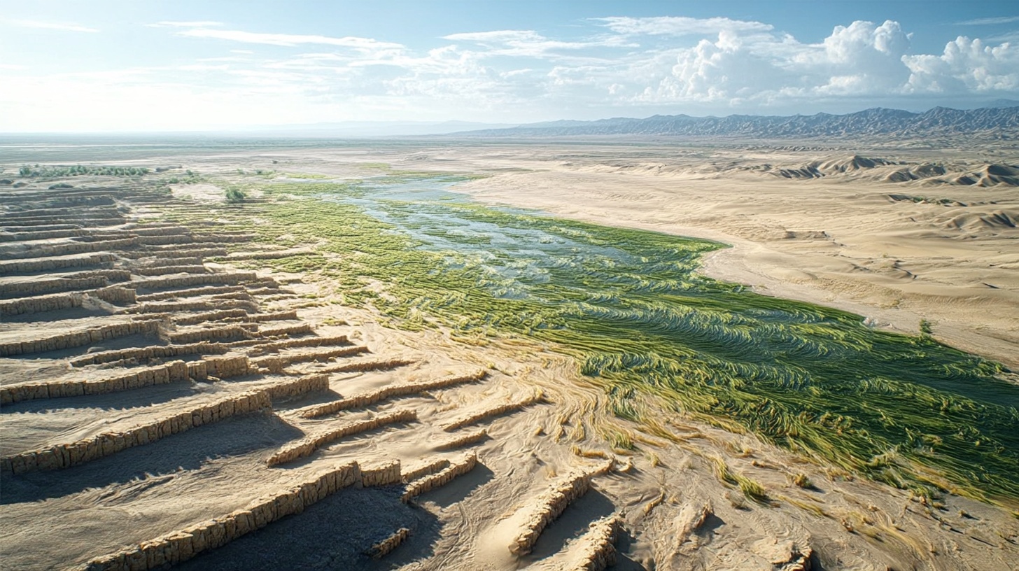 Gluing Deserts Together: How China’s Blue-Green Algae Is Terraforming ...